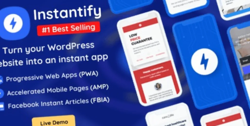 Nulled Instantify (v7.7) PWA Google AMP Facebook IA for WordPress (Download For Free)