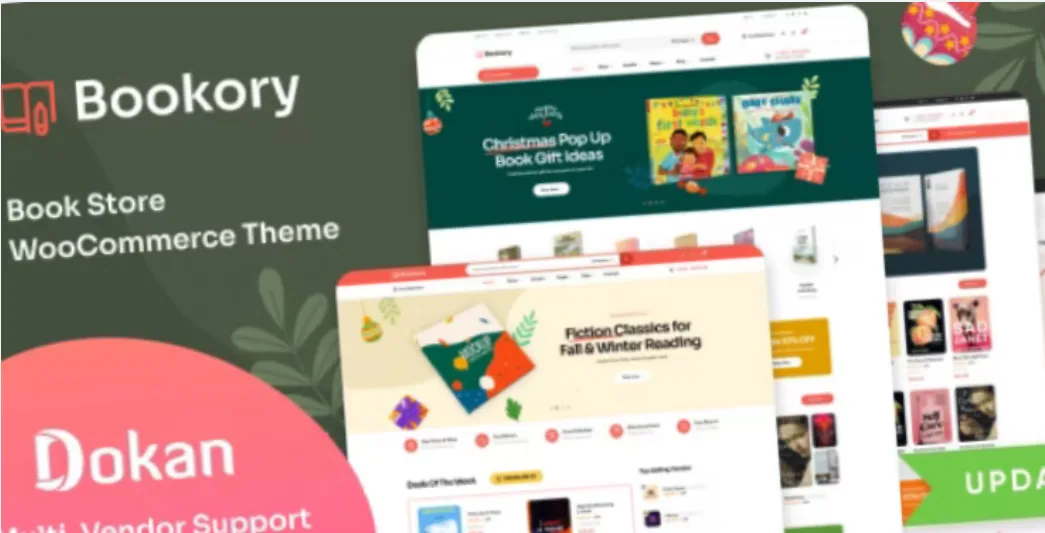 Free Download Bookory Theme (v2.2.9) Nulled