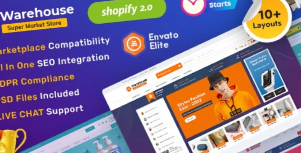 Nulled Warehouse Advanced Shopify Theme (v1.4) Free Download