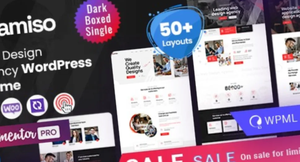 Free DownloadAmiso (v7.0) Web Design Agency Nulled