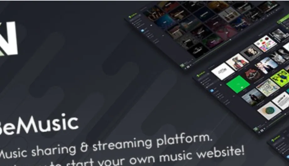 Free Download BeMusic PHP Script (v3.1.4) Nulled