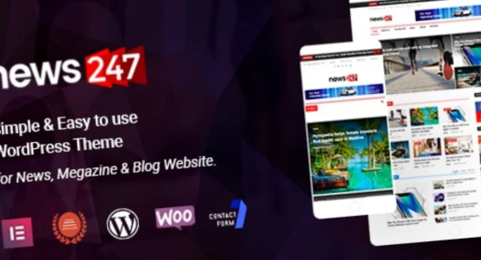 Free Download News247 Theme (v3.0.3) Nulled