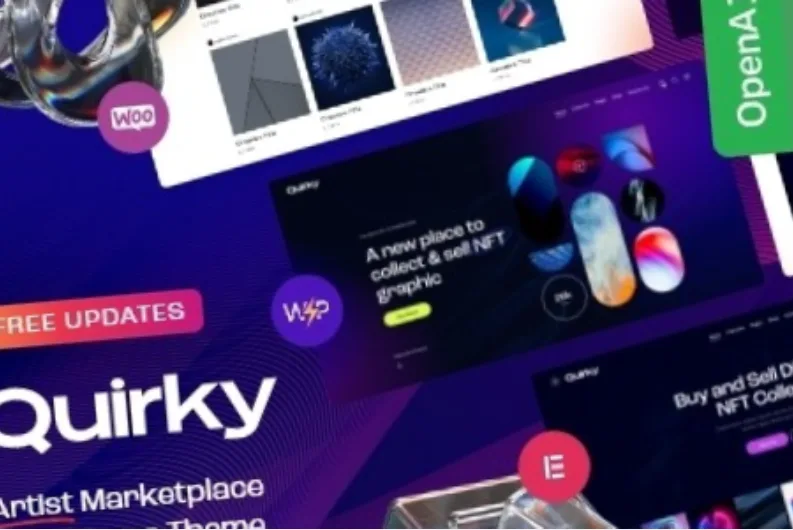 Nulled Quirky (v1.24.0) Artist Marketplace WordPress Theme Free Download