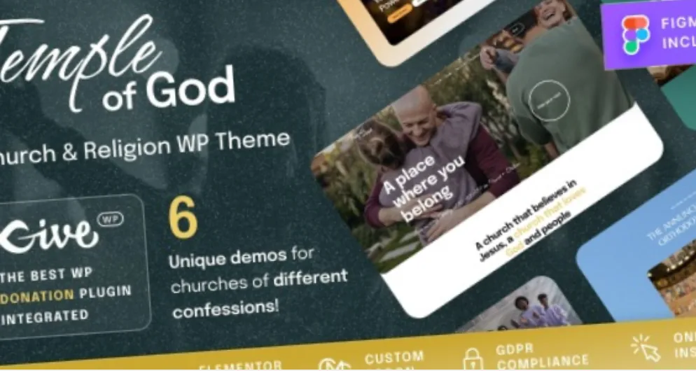 Nulled Temple of God (v1.2.2) Religion and Church WordPress Theme Free ...